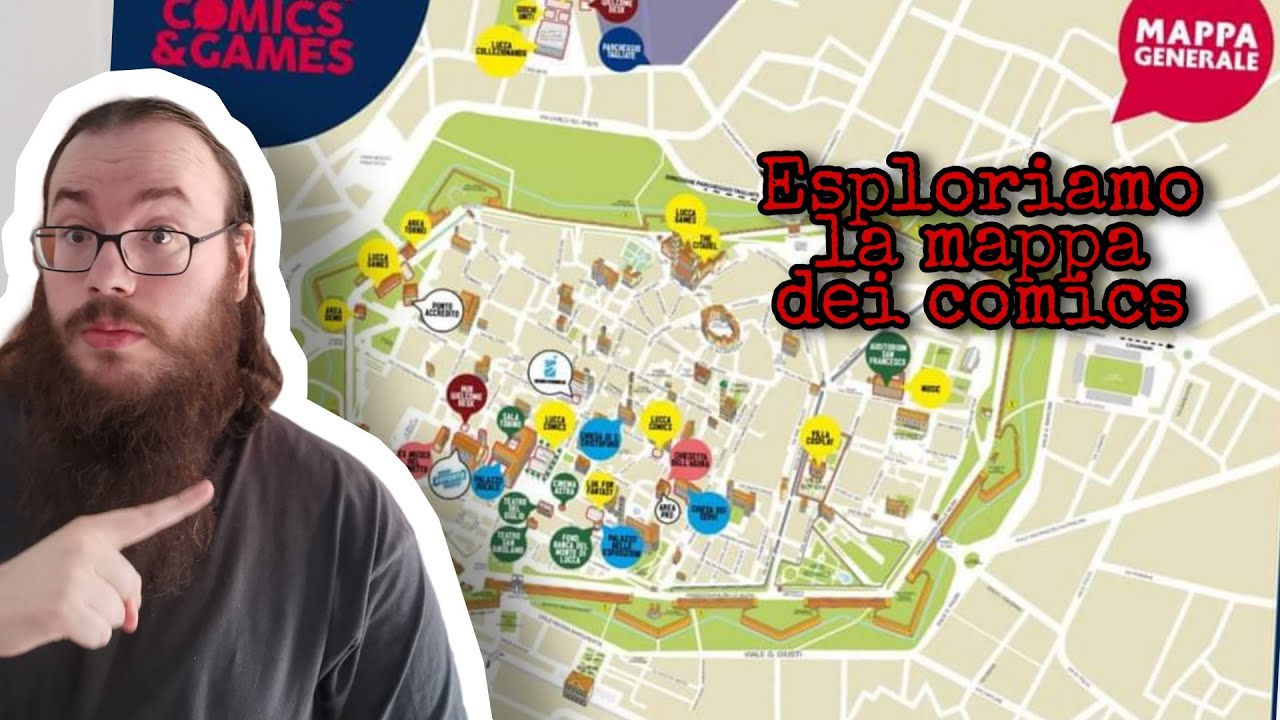 Analizziamo la mappa del Lucca Comics and Games 2021 - YouTube