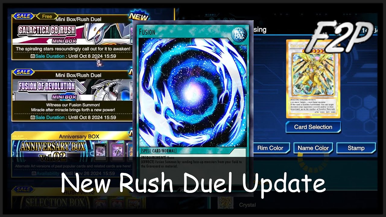 New RUSH CARDS, new FEATURES, new month for me to speedrun kog [Yu-Gi ...