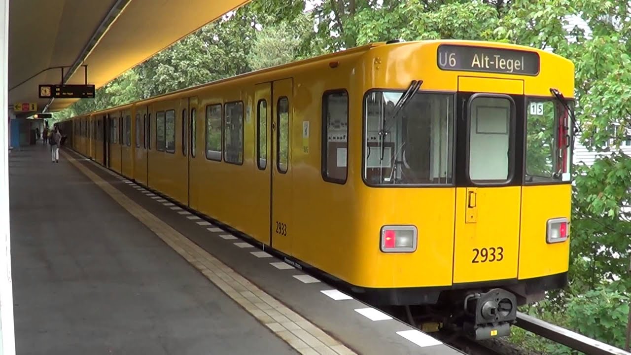 U-Bahn Berlin - Der U-Bahnhof Holzhauserstr. (U6)[HD 1080p] - YouTube