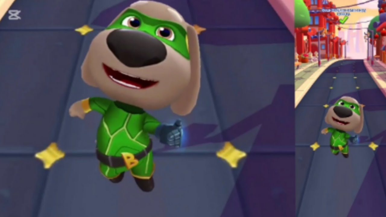 Talking Tom Hero Dash - 2x Ben Gameplay Android and IOS - YouTube