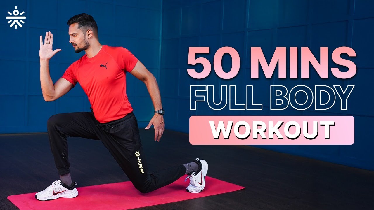 50-Min Full Body Strength & Conditioning Workout at Home | No Equipment ...