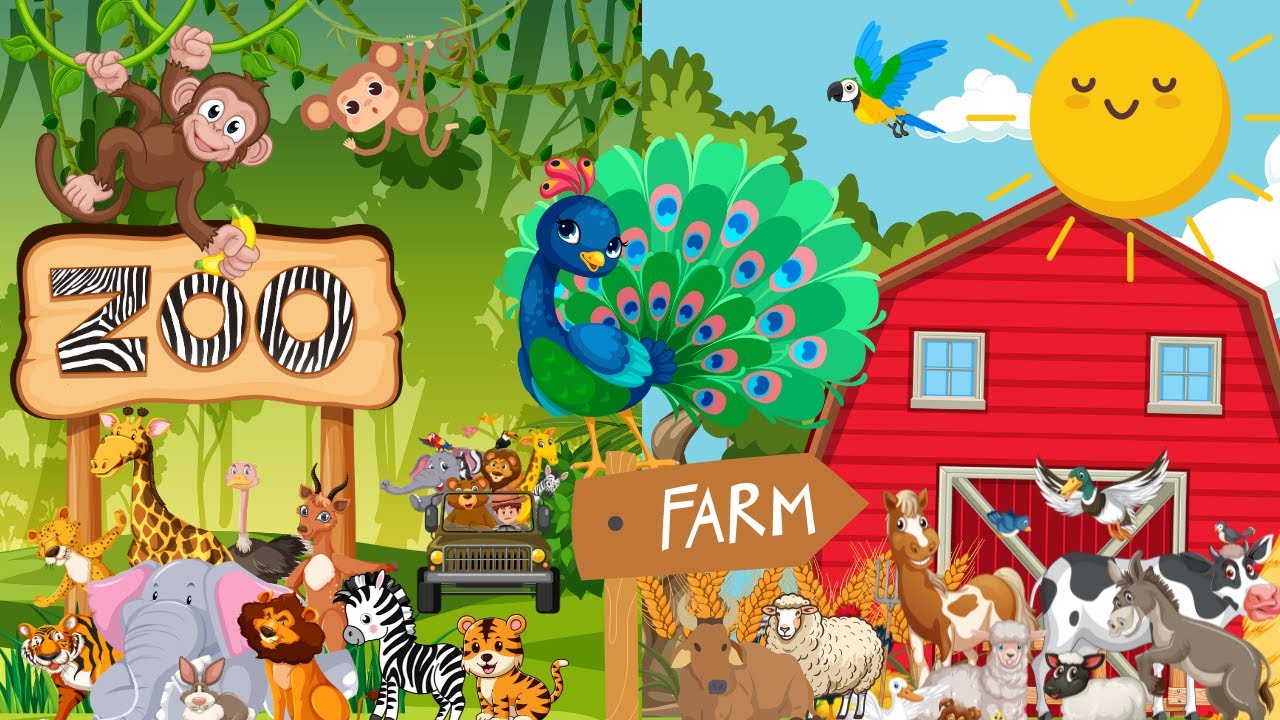 "Farm vs. Zoo: The Ultimate Animal Show!" - YouTube