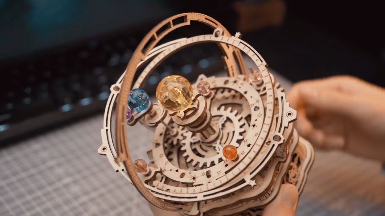 Быстрая сборка Музыкальной шкатулки "Звёздная ночь" от Robotime - YouTube