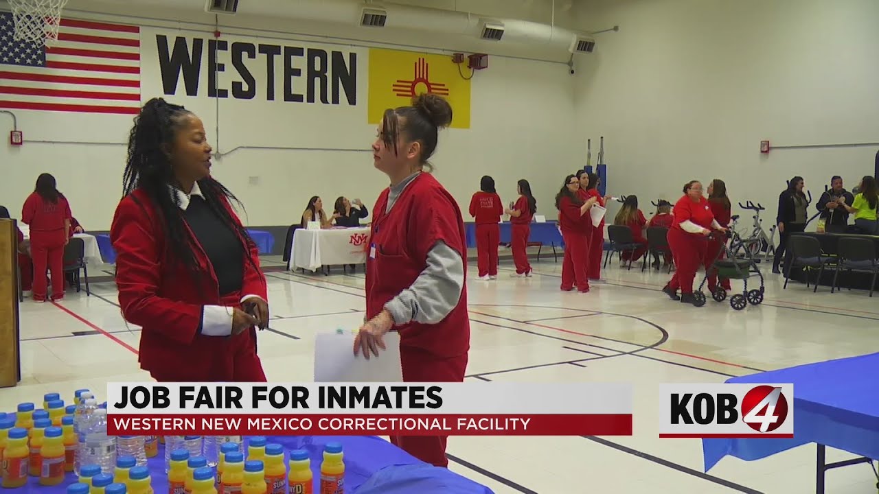 NM prison hosts first of its kind job fair for female inmates - YouTube