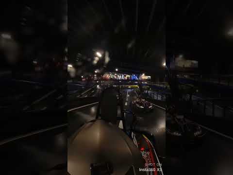 Karting bump and run.  AKA a Chris kiss.