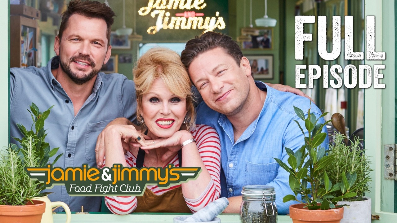 Joanna Lumley & Vegetarian Menu | Jamie & Jimmy's Food Fight Club ...
