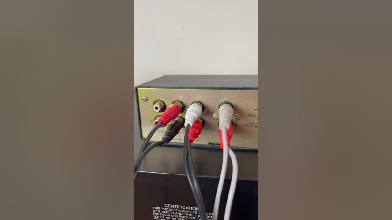 How to EASILY connect two aux devices to your amplifier #audio #amp #audiosetup - YouTube