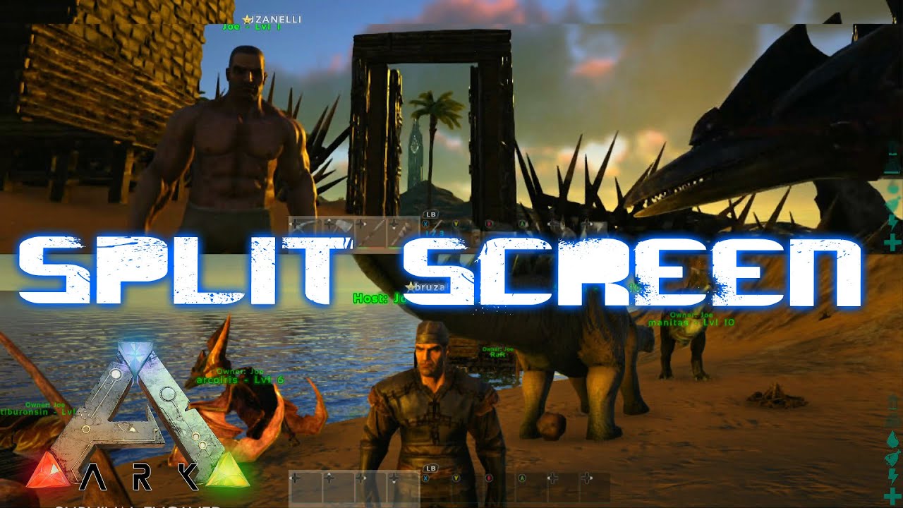 COMO JUGAR EN SPLIT SCREEN EN ARK - YouTube