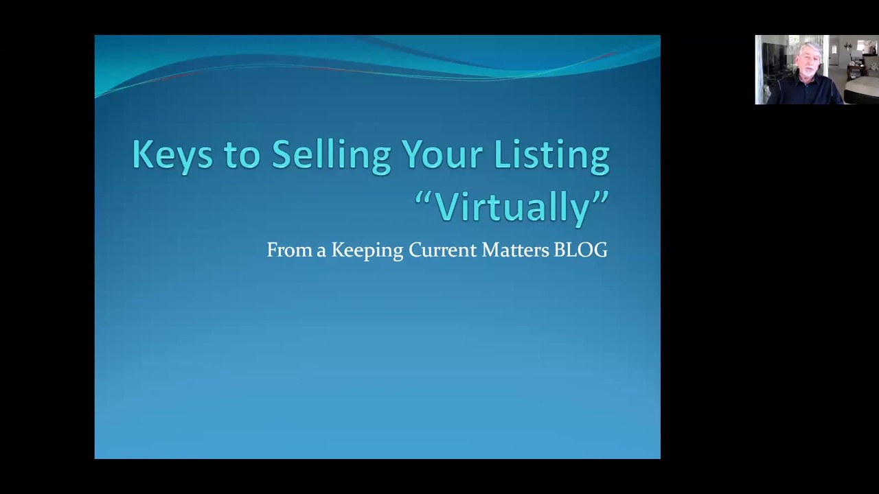 Keys to Selling Your Listings Virtually - YouTube