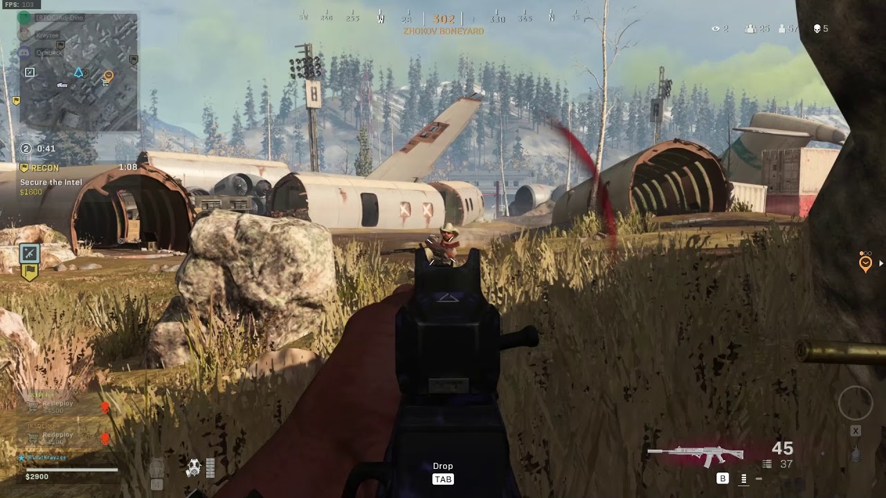 Warzone: Cleaning a squad - YouTube