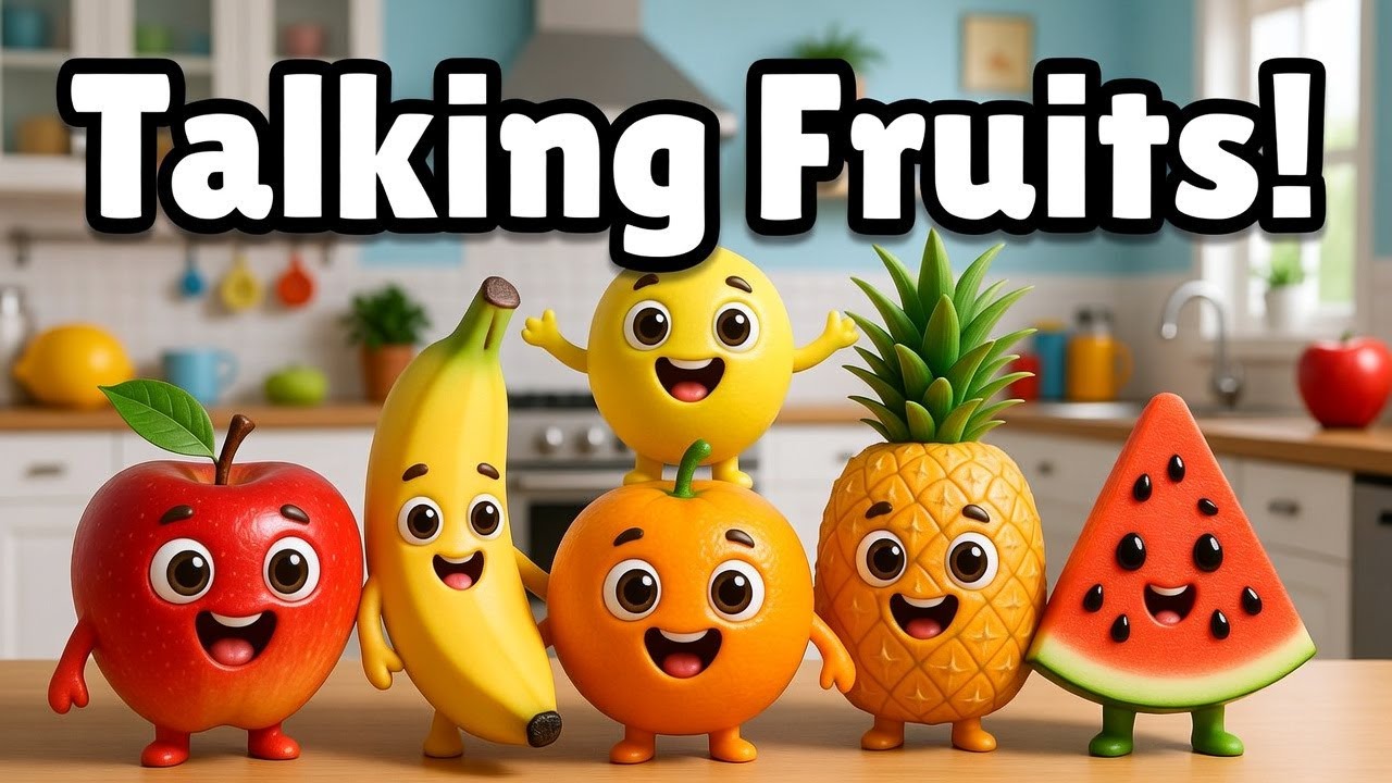 Talking Fruits Teach Healthy Habits | Fun 6-Second Kids Video 🍎🍌🍊🍍🍉 ...