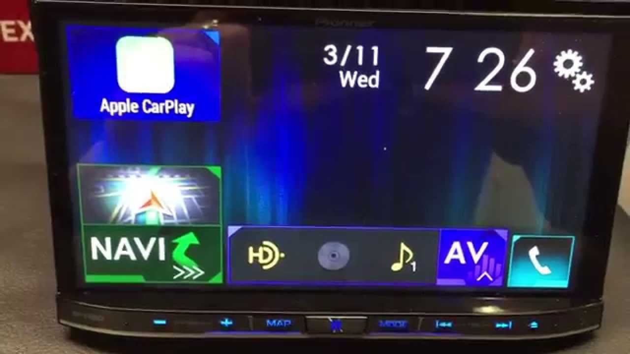 Overview of the NEW Pioneer AVIC-8100NEX with androidauto and CarPlay ...