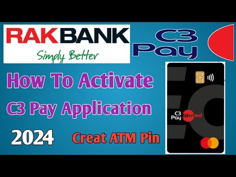 How To Activate C3 Pay Card In UAE | C3 Pay App Registration | RakBank ...