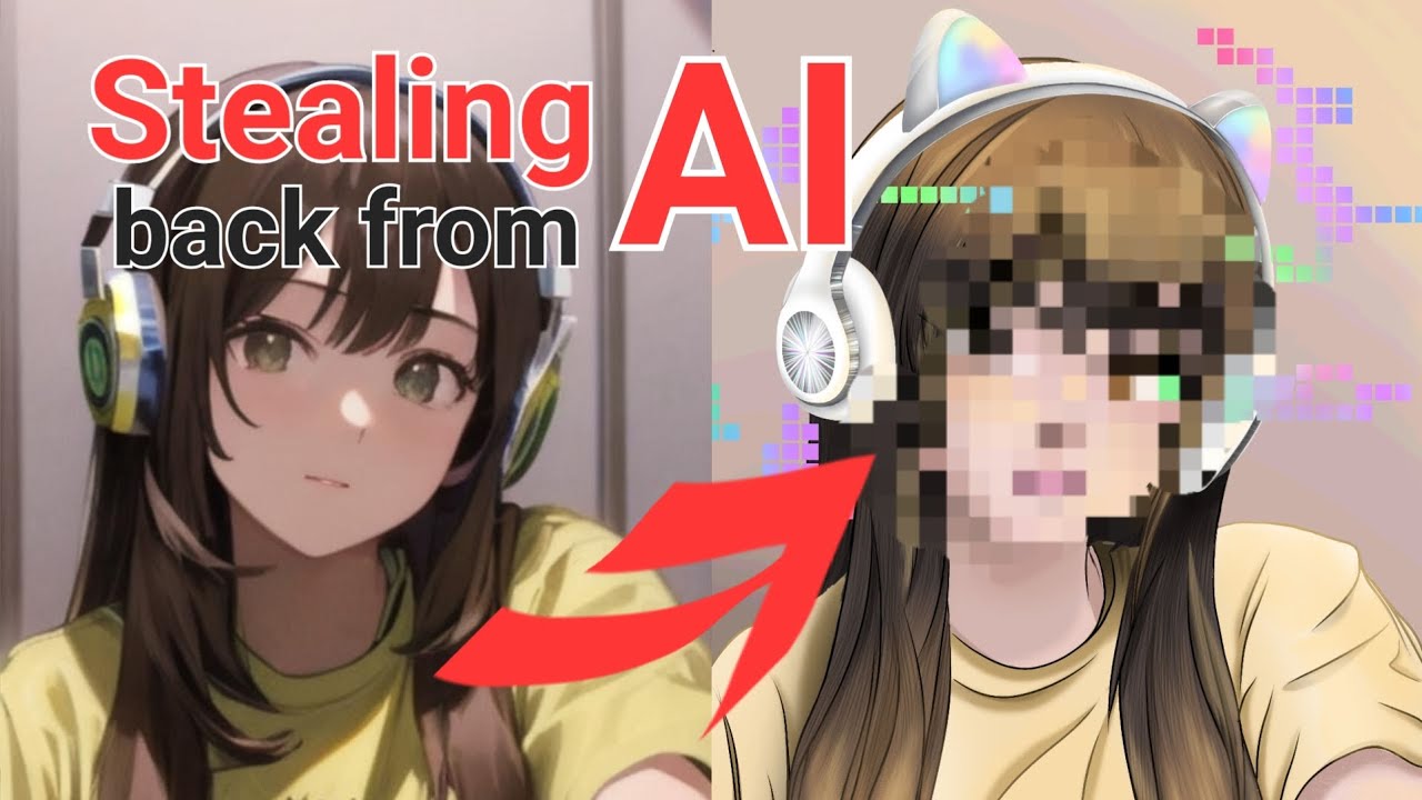 Stealing back from AI (speedpaint) - YouTube