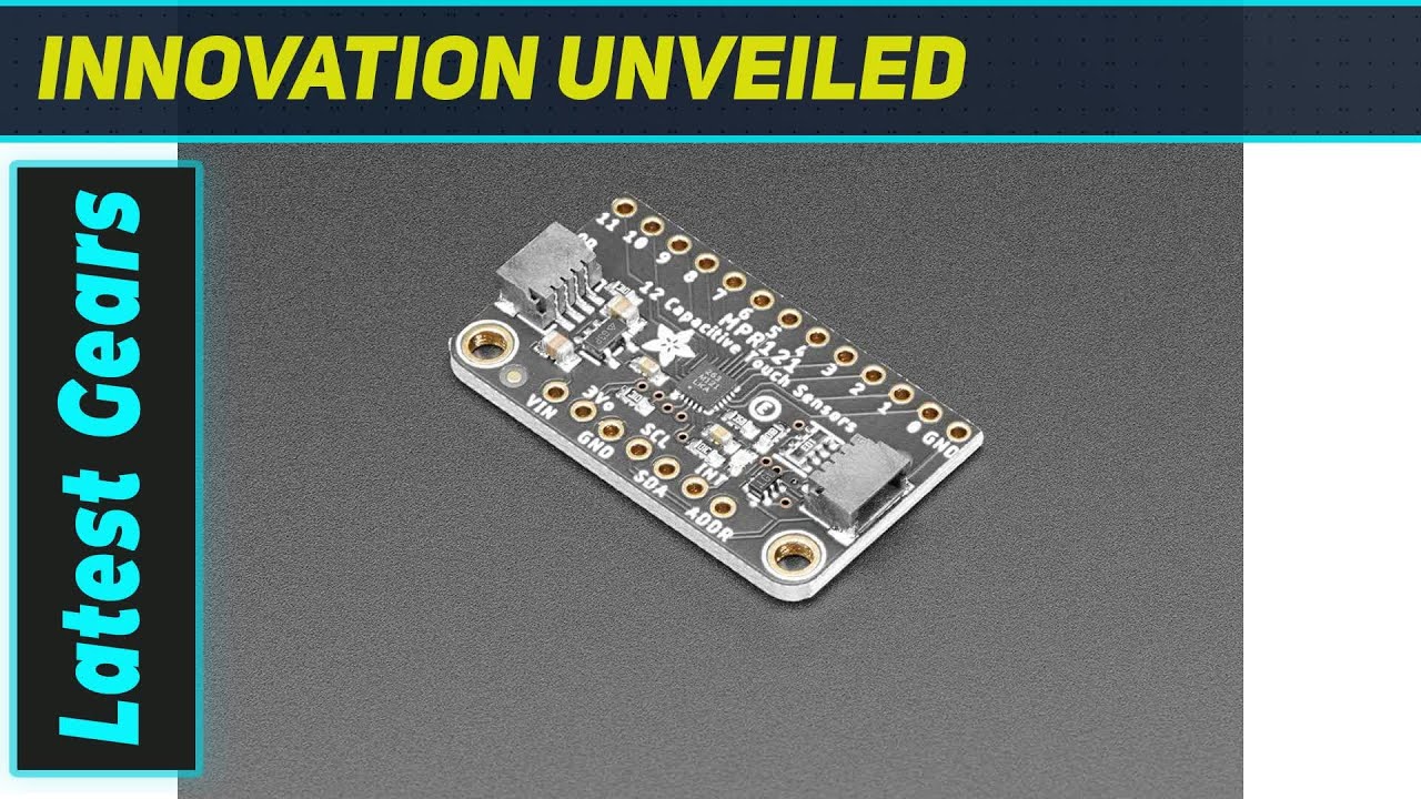 Adafruit MPR121 Capacitive Touch Sensor: The Best Input Solution - YouTube