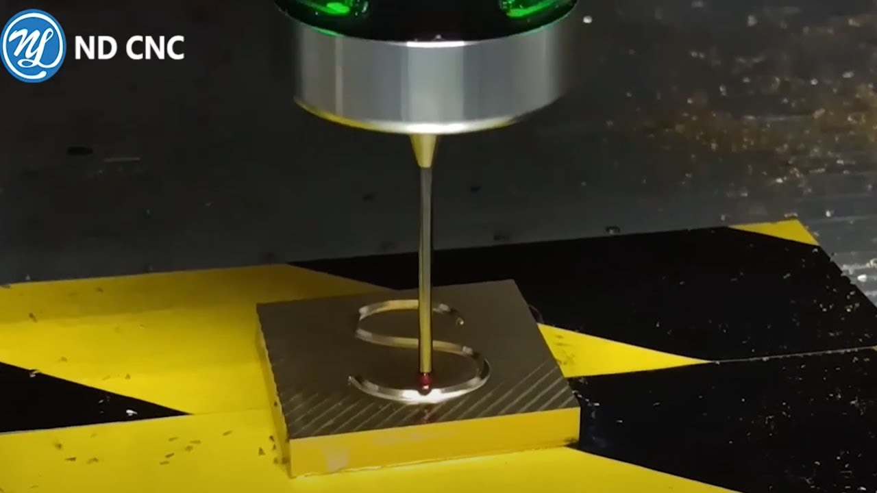 How to Make a Engraving Milling on Brass | CNC Machine | Probe Detecting | ND6090-ATC - YouTube