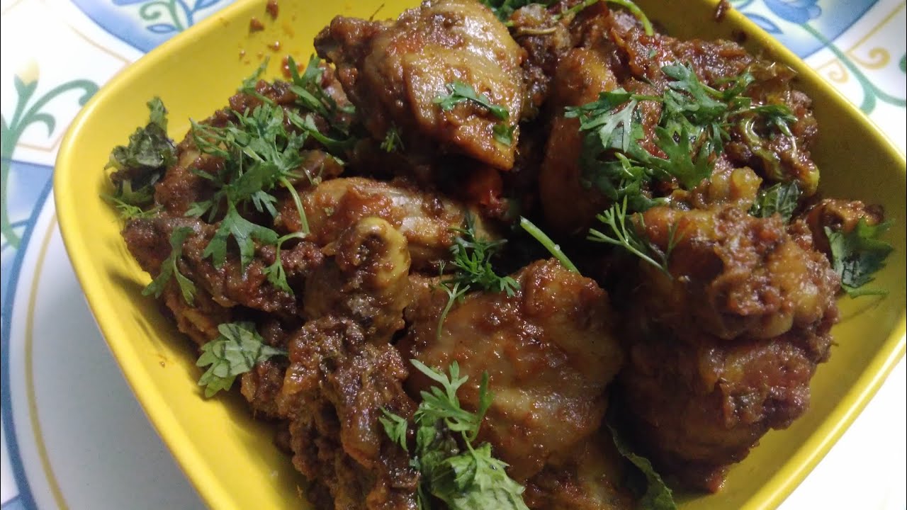 చింతచిగురు చికెన్ - CHINTA CHIGURU CHICKEN \ TAMARIND LEAVES CHICKEN ...