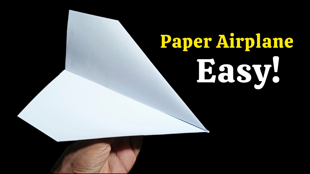 How To Make Easy Paper Airplanes That Fly Far || Paper Plane Channel ...