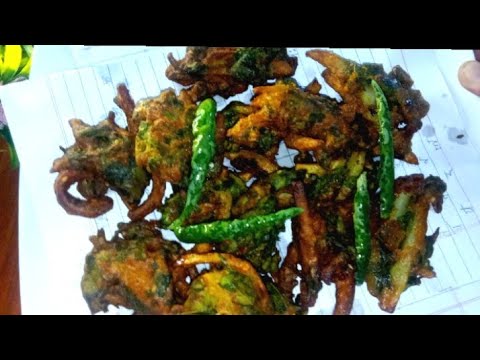 Super Delicious Spinach Pakora Snacks ♥️ || Aloo Palak ke Pakode ...