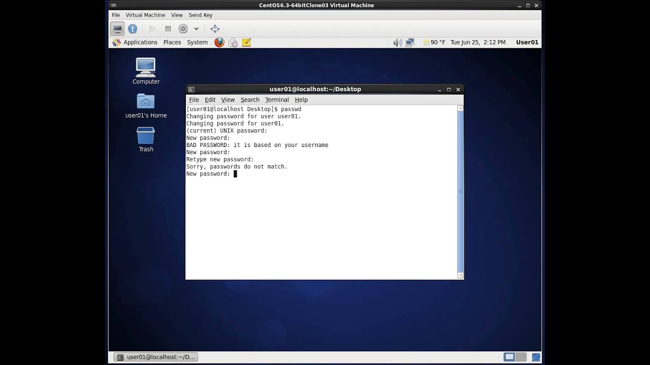Change A User Password With The Terminal Command Line Method YouTube Change A User Password With The Terminal Command Line Method YouTube