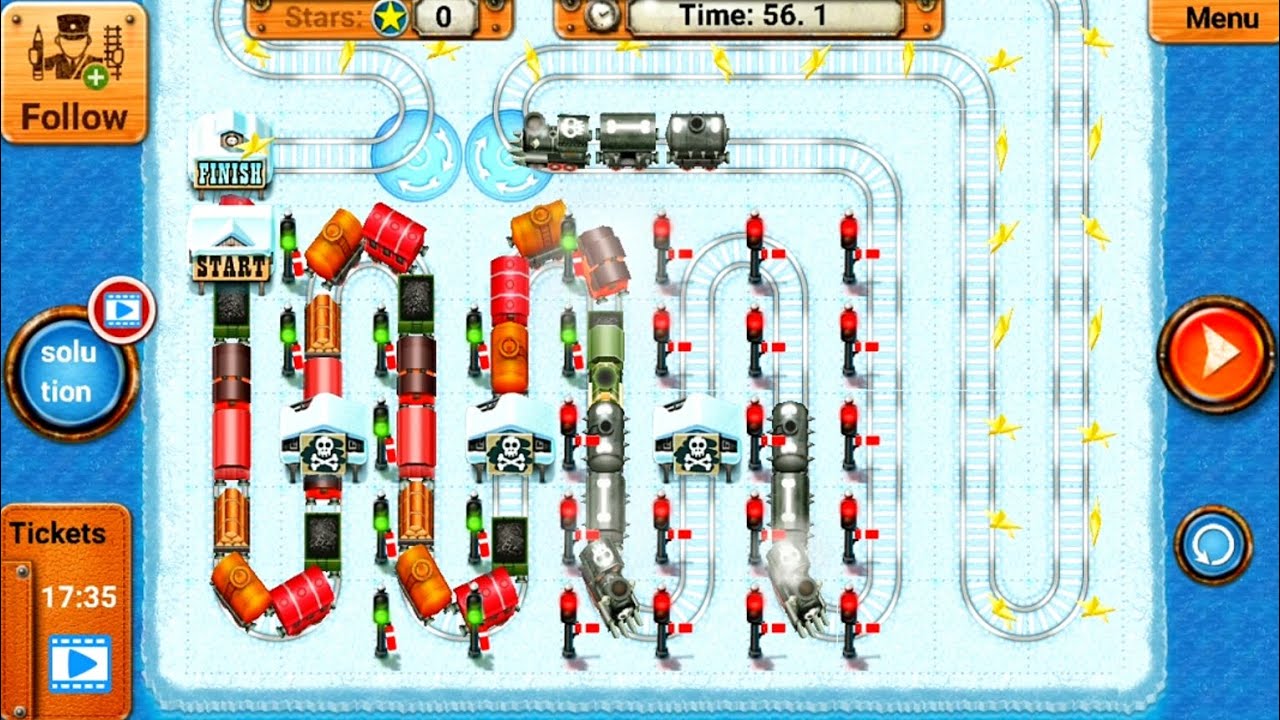 Train Line Maze - Rail Maze 2 - Train Puzzle Game - Android Gameplay ...