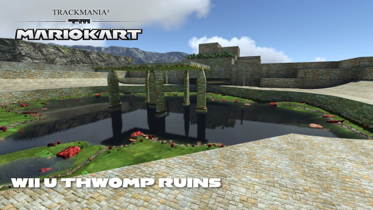 Mario Kart TrackMania- Wii U Thwomp Ruins - YouTube