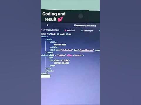 css code and html codeig #html #html #coading #coder #laptop #computer #shorts - YouTube