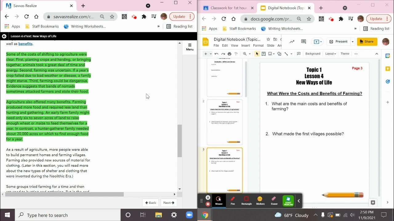 Topic 1, Lesson 4: New Ways of Life - YouTube