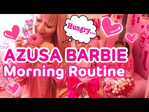 MORNING ROUTINES of AZUSA BARBIE♡ BARBIE ROOM TOUR - YouTube