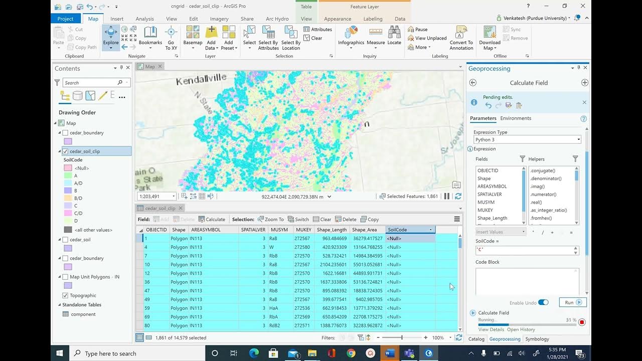 Creating Curve Number Grid (4/7) - Converting soil hydrologic group to ...