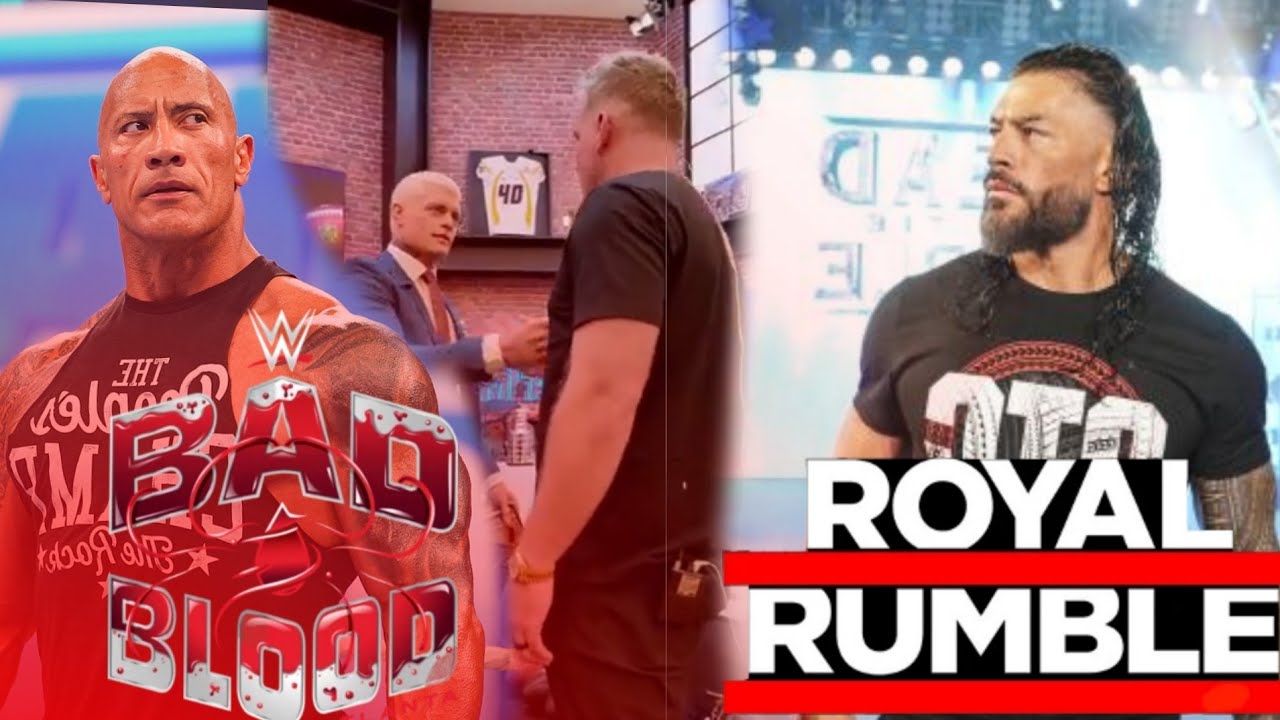 The Rock Coming Back Bad Blood Roman Reigns And Cody Rhodes - YouTube