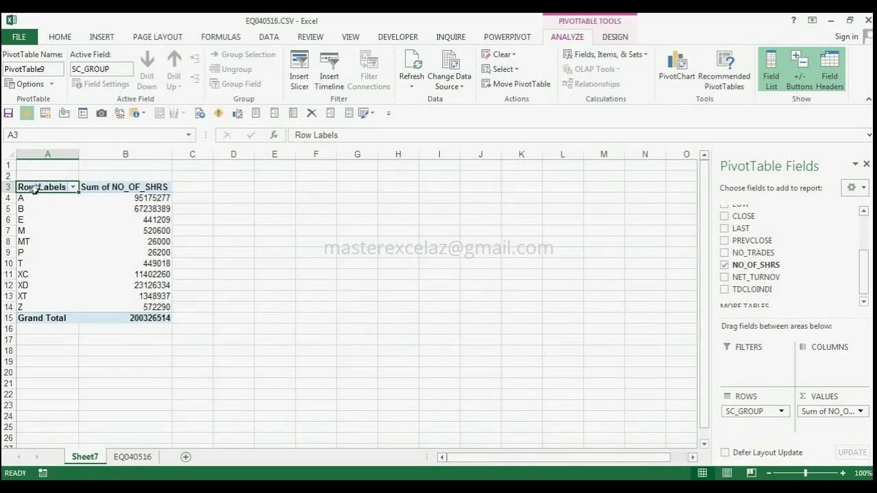 How to Edit Pivot Table Title in Excel 2013 - YouTube