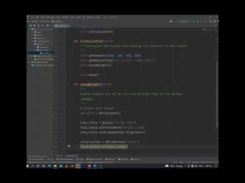 Simple To-do List Gui Application In Python - Youtube