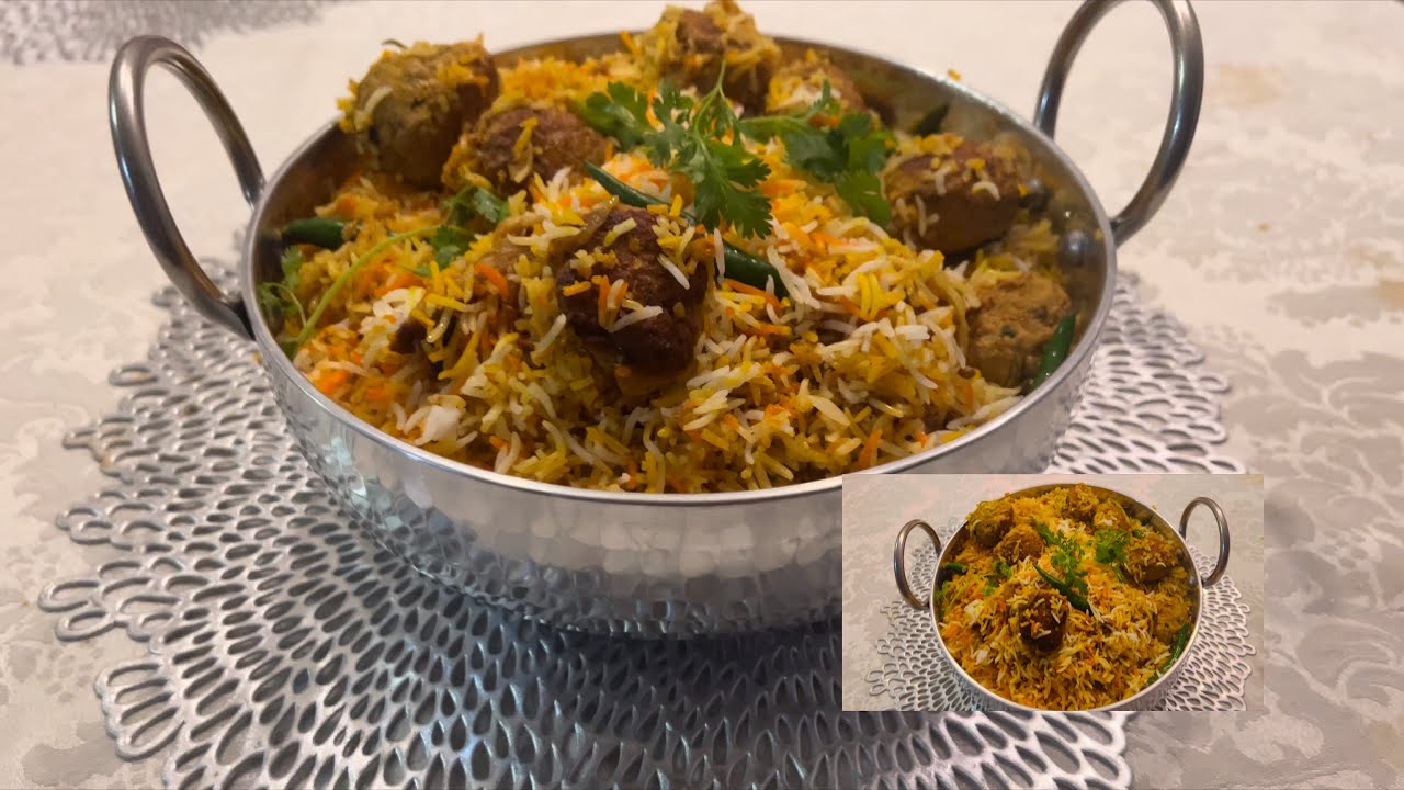 Kofta Biryani | how to make perfect juicy & soft kofte | Shama kitchen ...