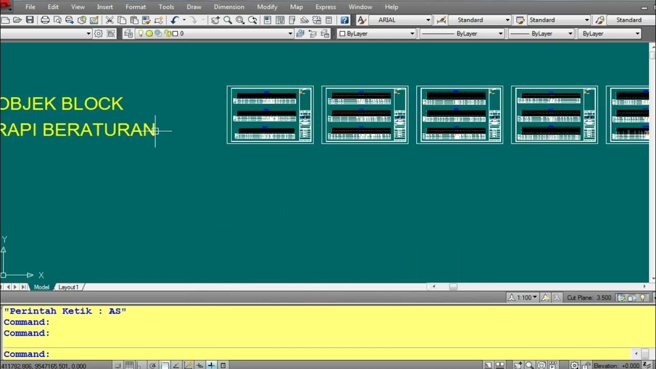 AUTOLISP_Isi Judul & Nomor lembar Frame + Plot DWG to PDF & Printer - YouTube