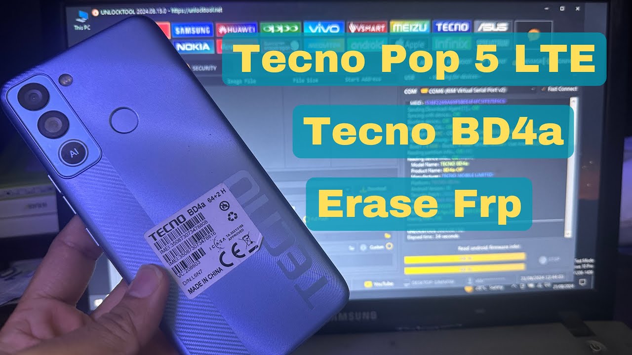 Tecno Pop 5 LTE | Tecno BD4a Erase Frp | Pop 5 | Pop 5 Lite | Frp ...