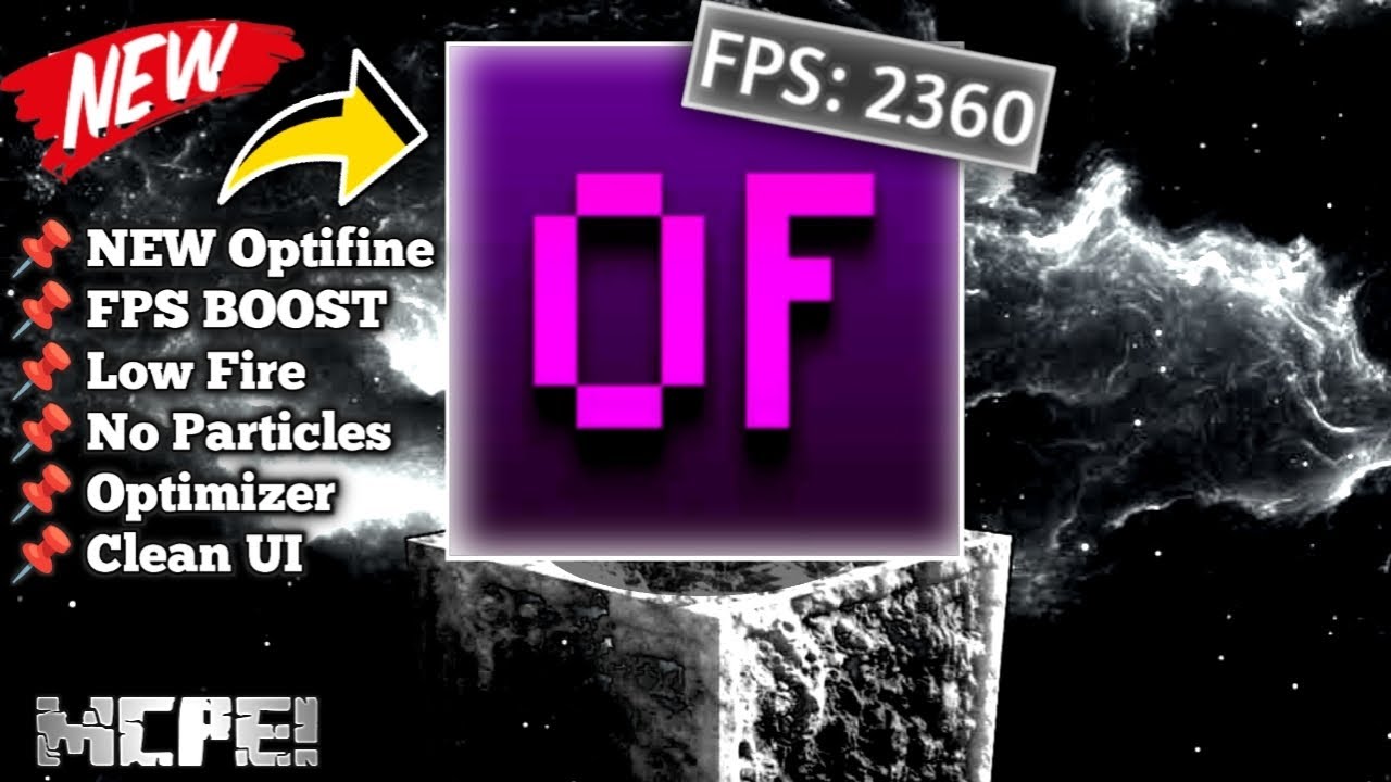 Nitro Optifine For MCPE 1.20+ (No Particles , FPS BOOST, Clean water) - Optifine For MCPE No Lag ...