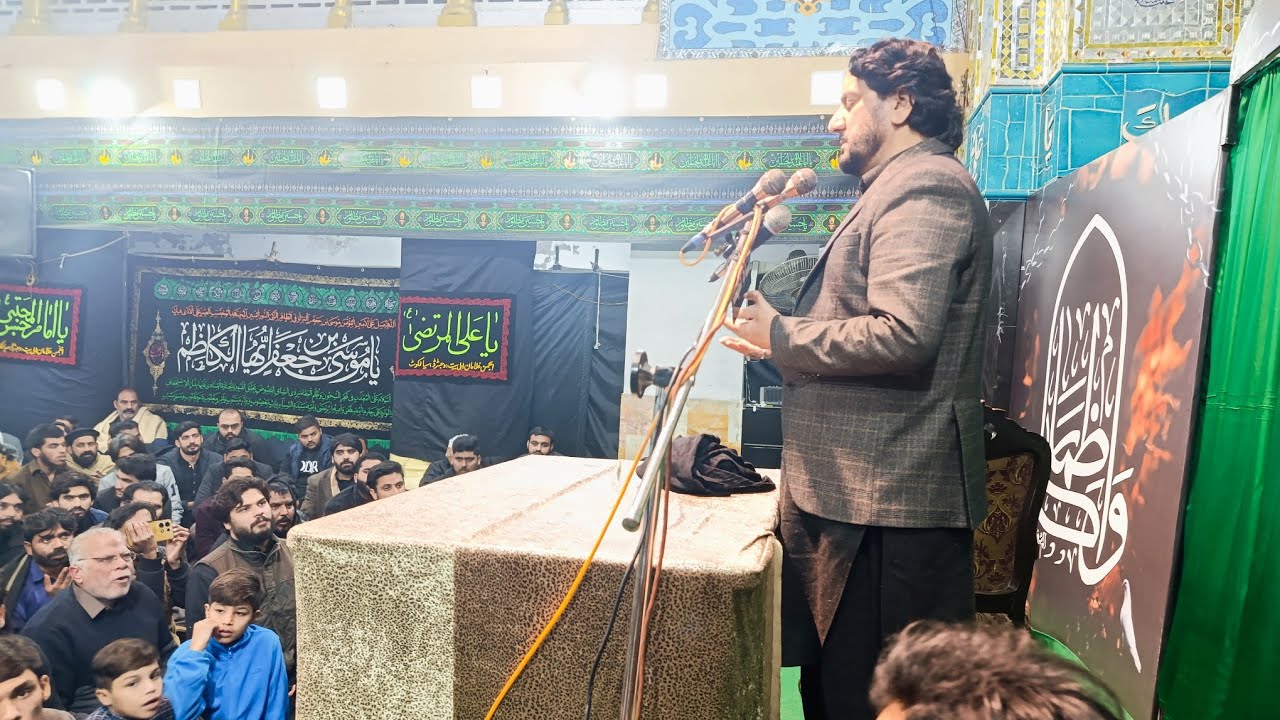 Zakir Syed Iqbal Hussain Shah | Musayab Wa Taboot Imam Musa Kazim | 24 ...