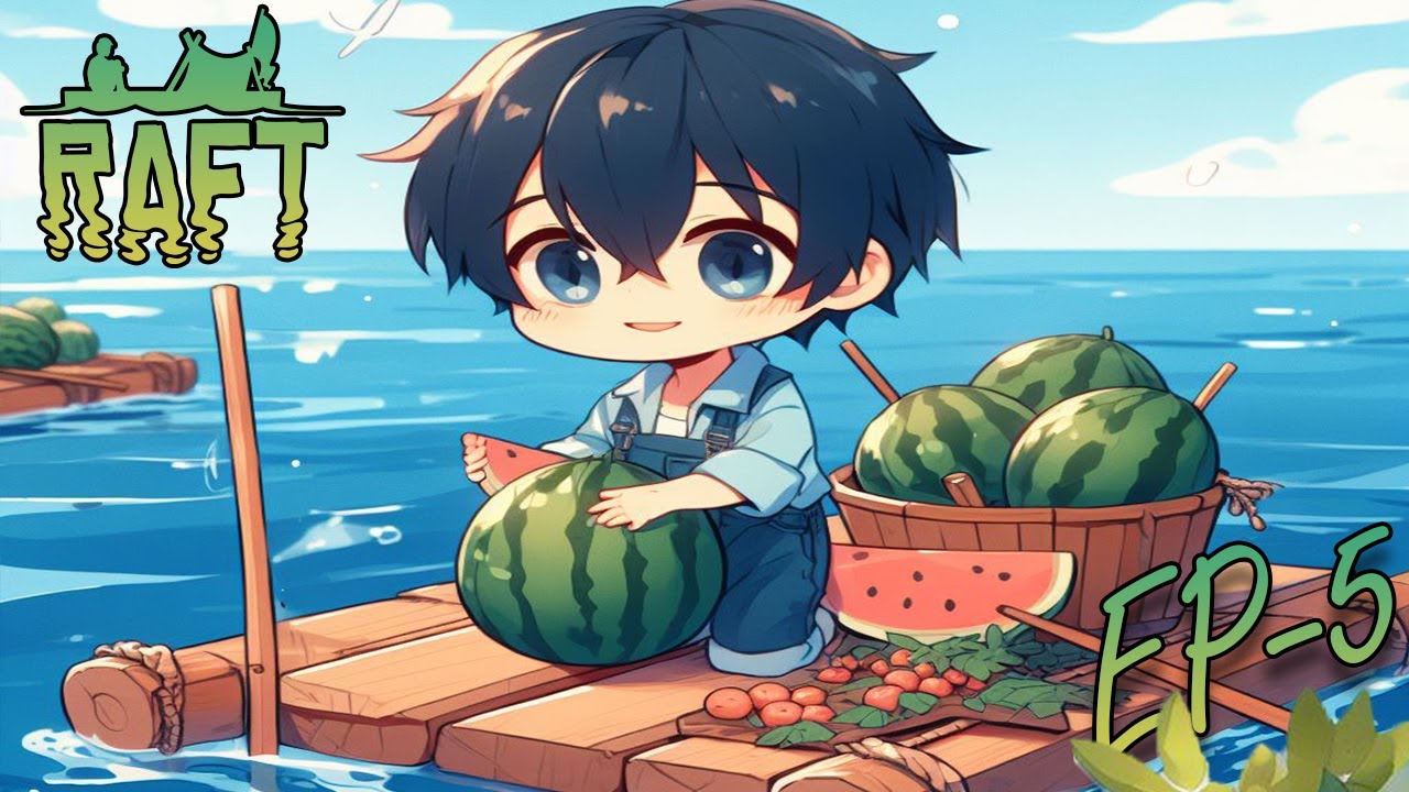 Farming Watermelon on Raft EP-5 Season 1 - YouTube
