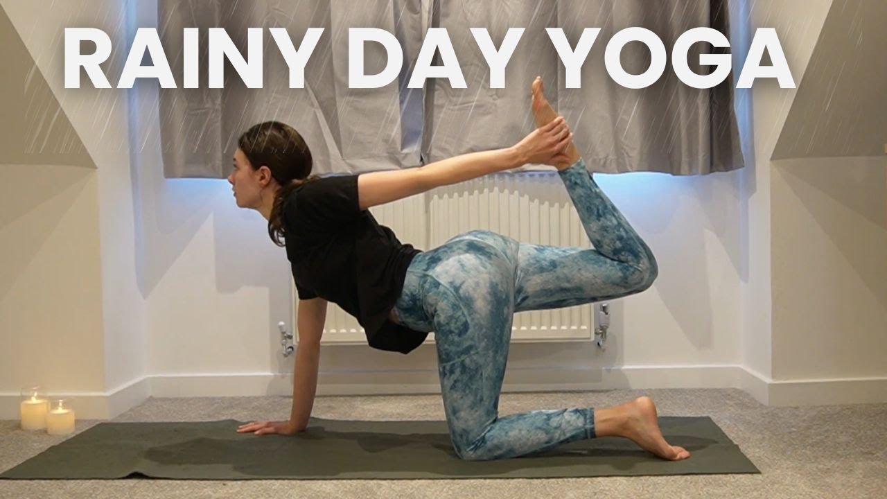 Rainy Day Yoga | 10 Minute Slow Stretch - YouTube
