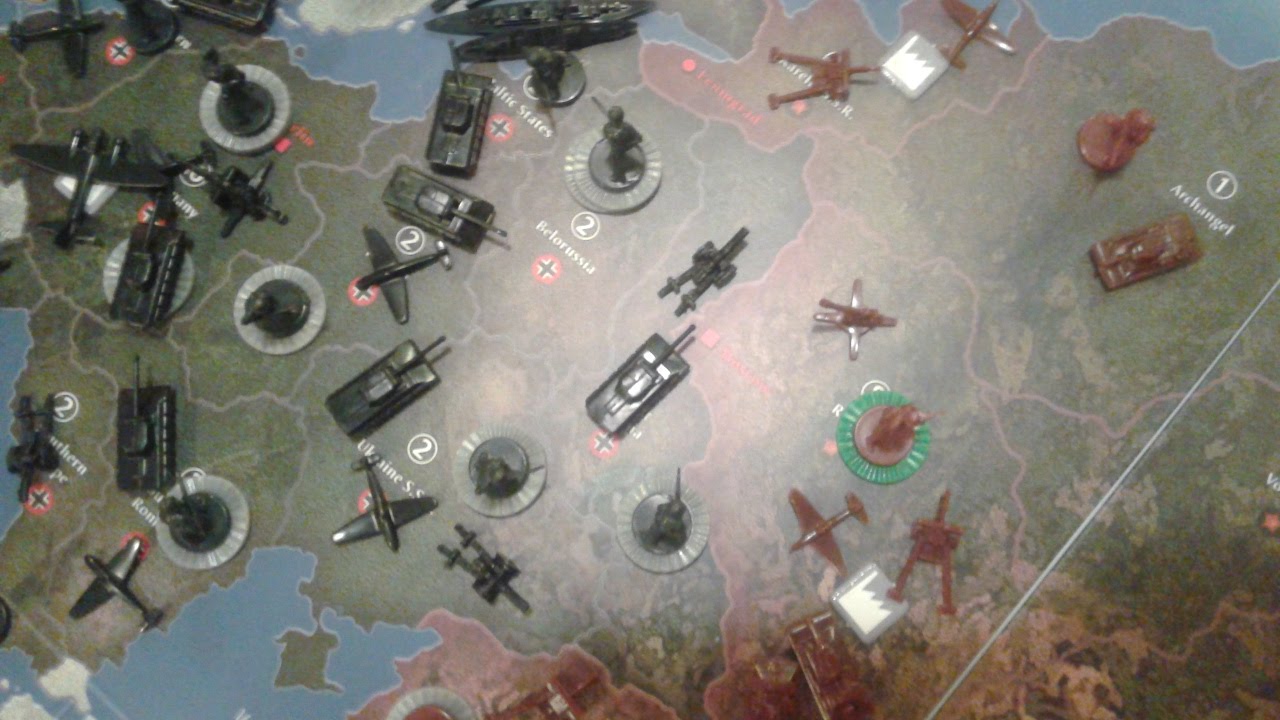 Axis & Allies 1942 2nd ed Strategy: German-Soviet Front - YouTube