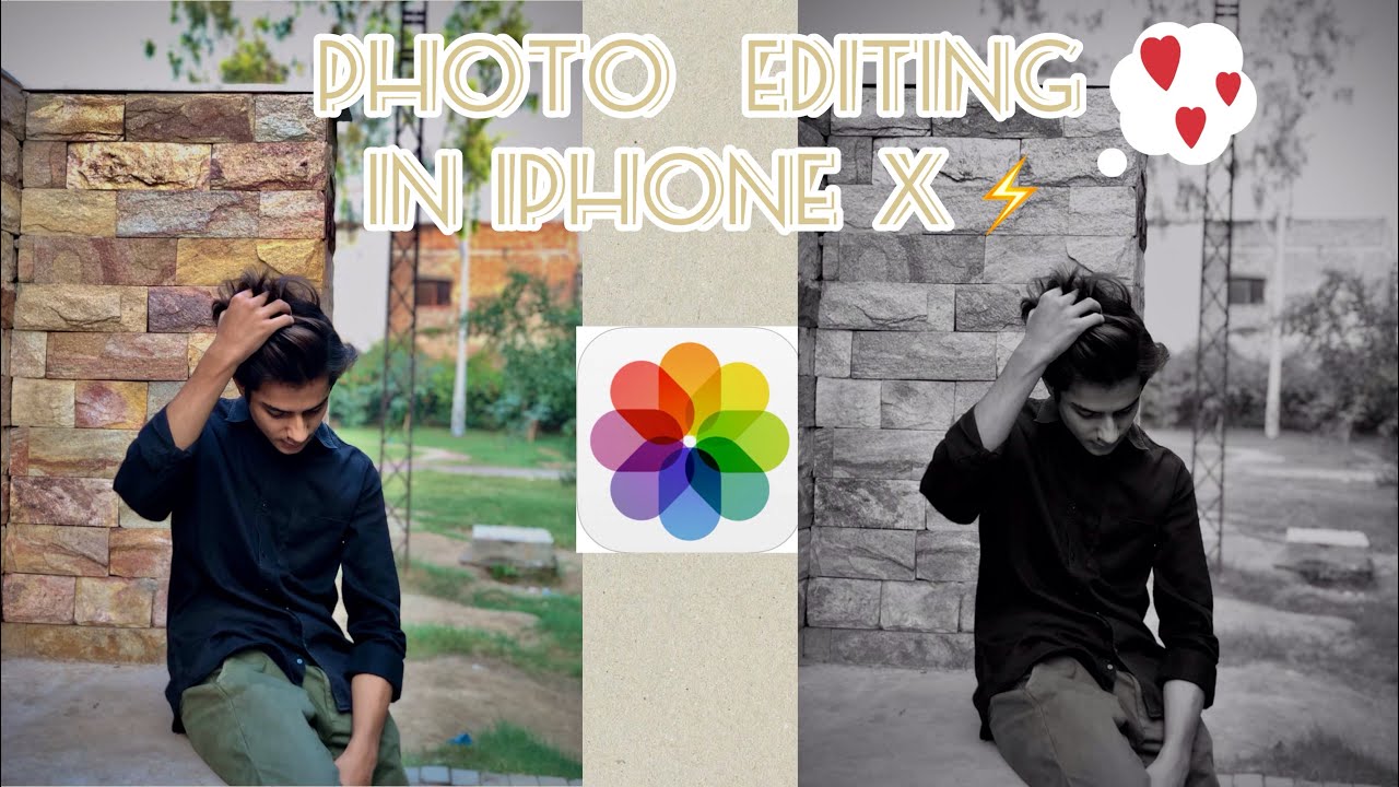 Iphone X Photo Editing || Photo Editing In Iphone || Moeez Editing Zone ...