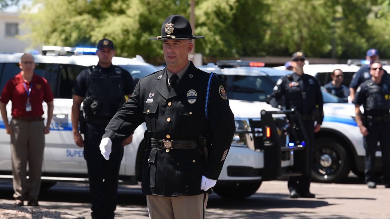 SPD's Tribute To Phoenix PD Commander Greg Carnicle - YouTube