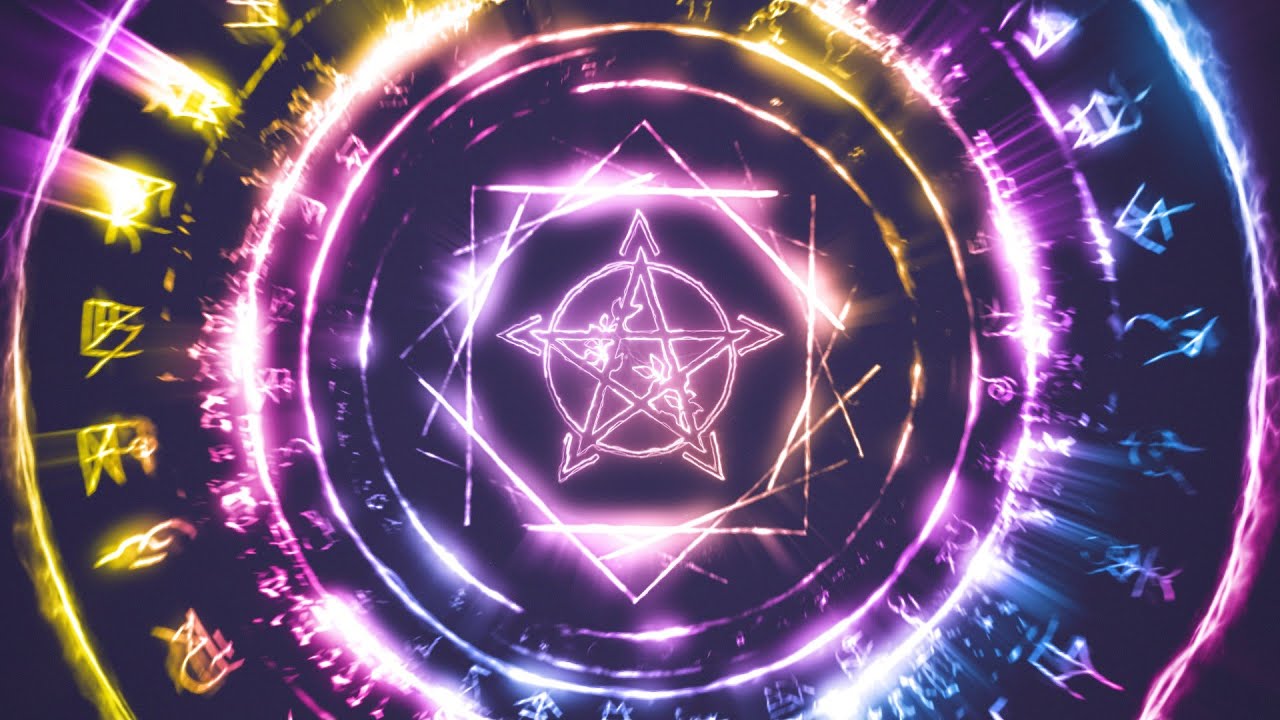Rainbow Pentacle Magic Seal Symbols Stream Transition Stigner OBS - YouTube