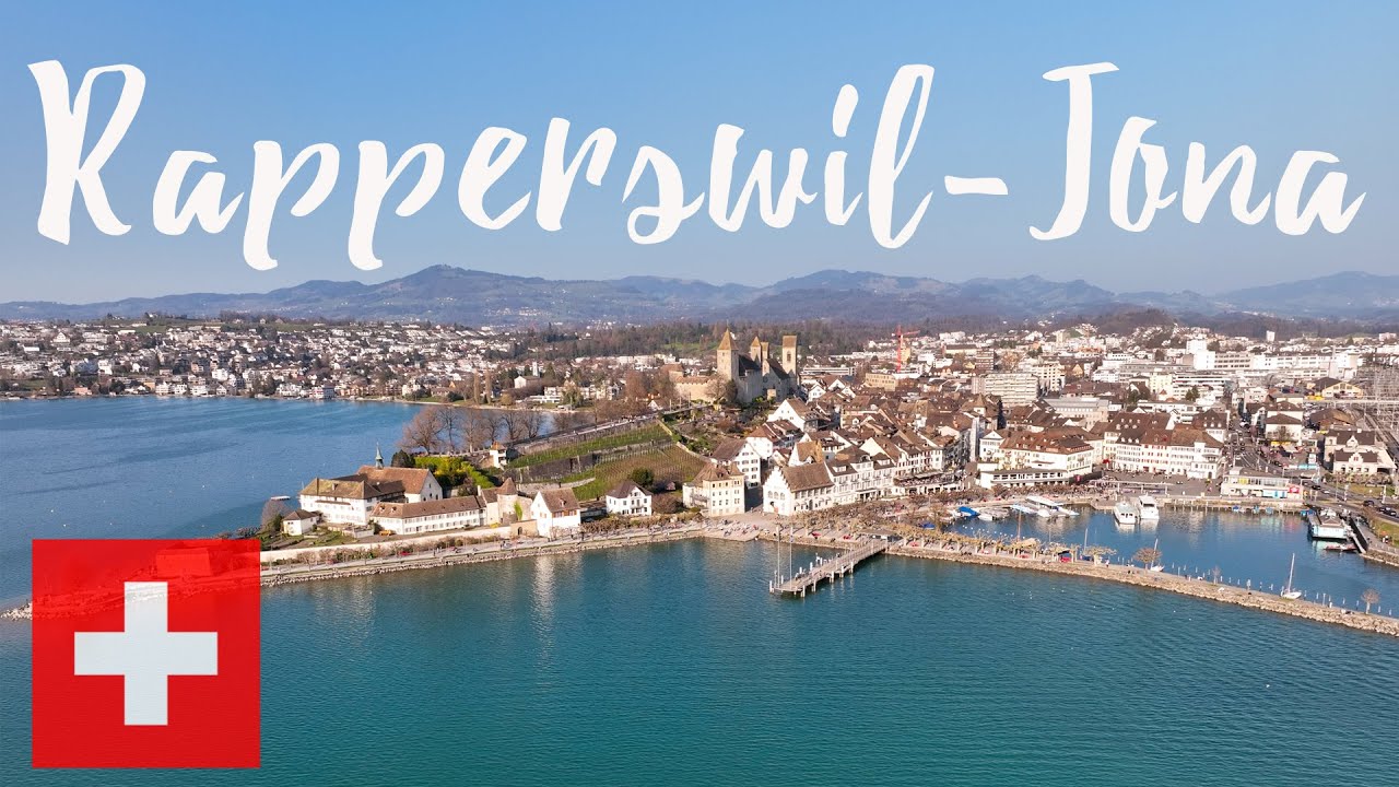 RAPPERSWIL JONA in der Schweiz von oben [4K|60fps] - YouTube
