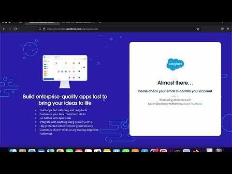 How to Create Salesforce Developer Edition Org - YouTube