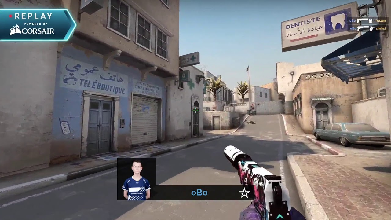 oBo pistol round ace against mousesports - YouTube