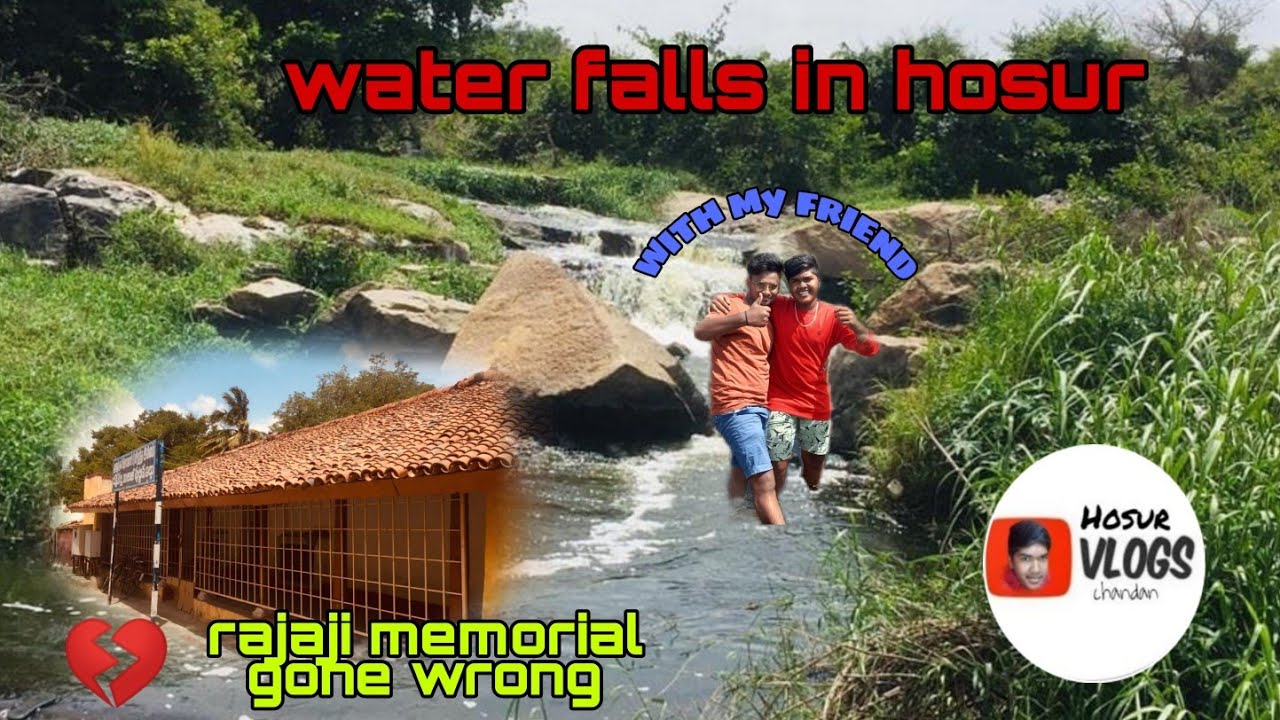 water falls in hosur /Tamil/ hosur vlogs/chandan - YouTube