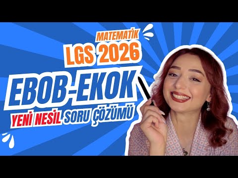 Terleten Yeni Nesil EBOB-EKOK Soru Çözümü 😎 | 8. Sınıf | #LGS2026