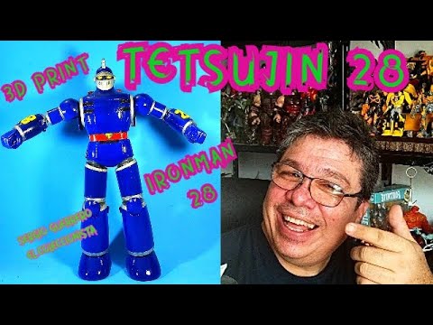 TETSUJIN 28 - IRONMAN 28 3D PRINT PLA DIY sergio guerrero el ...